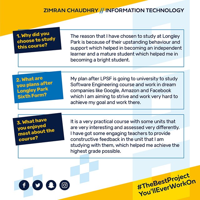 IT and Computing - Longley Park Sixth Form
